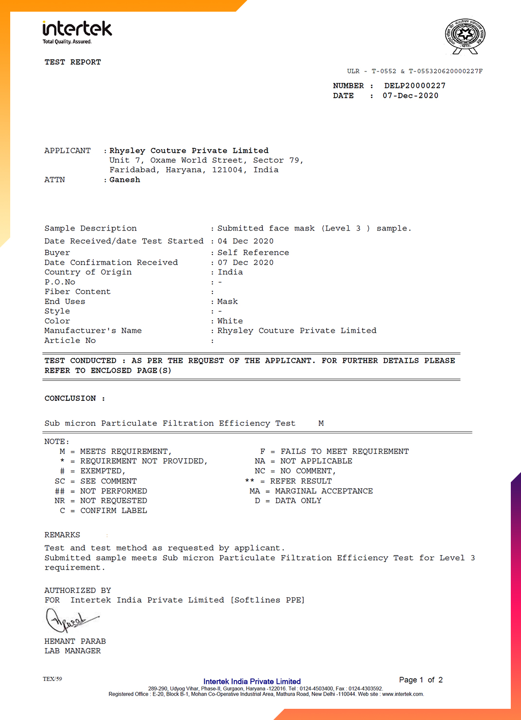 FDA, Sitra, CE, ISO approved Top Notch Face Mask Manufacturer in India ...