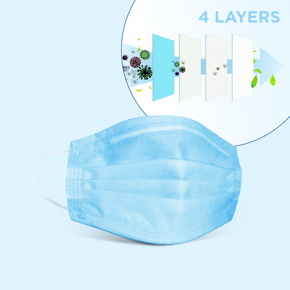 4 Ply Surgical Mask-Buy 4 Layer Surgical Mask & Respirator Online